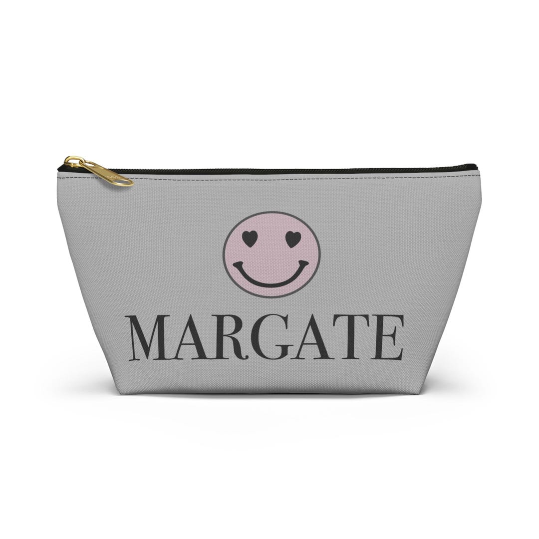 Margate City Smiley Face Accessory Pouch - Etsy