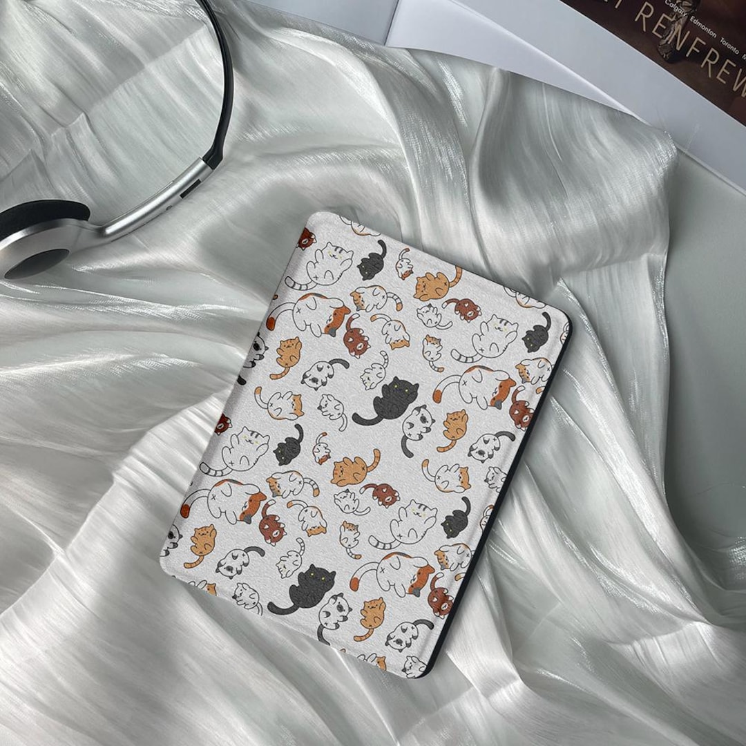 Cute Cat Kindle Case With Hand Strap 11th 2022 Kindle Paperwhite Case ...