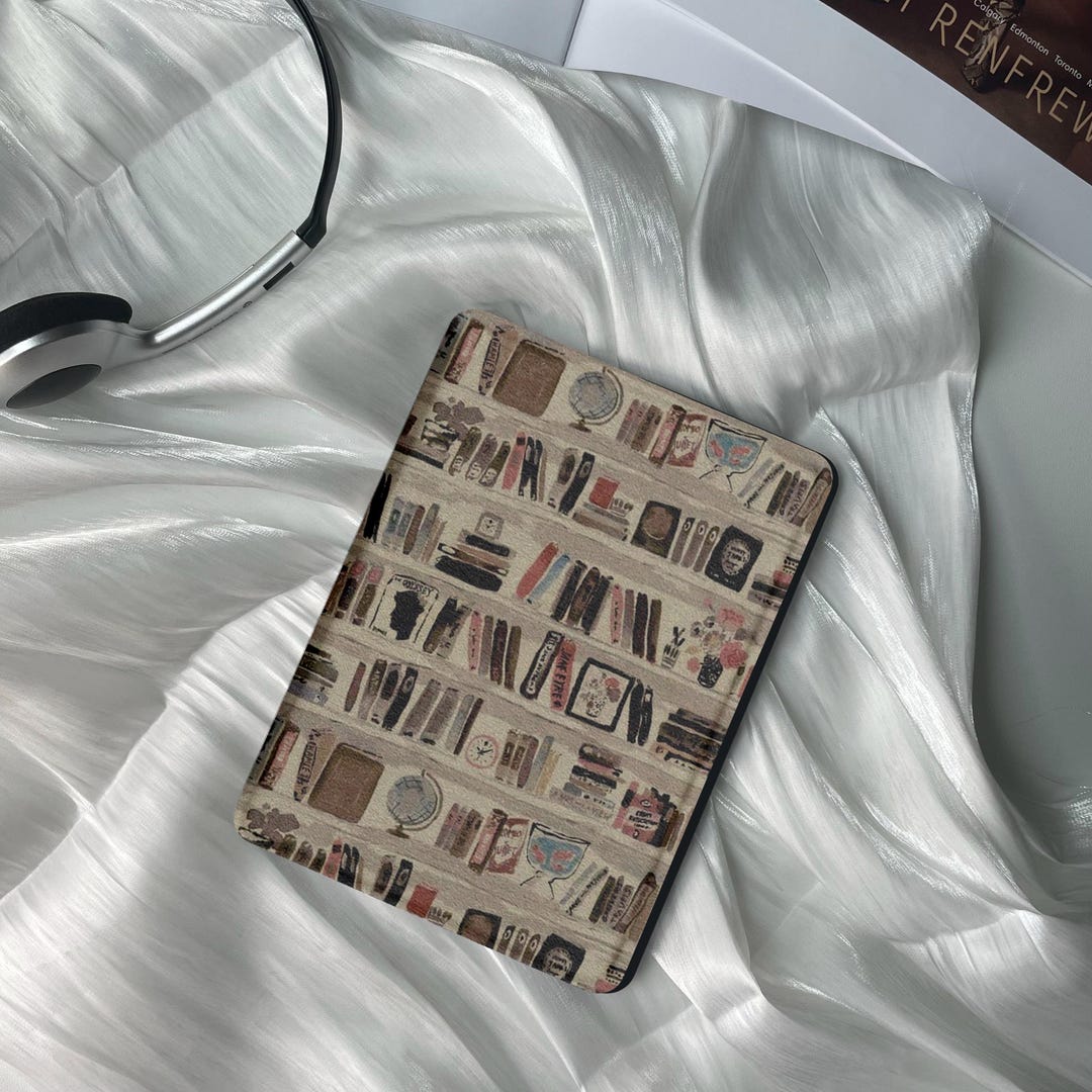 Bookshelf Drawings Kindle Case Cover, Fits All-new Kindle Case 12th ...