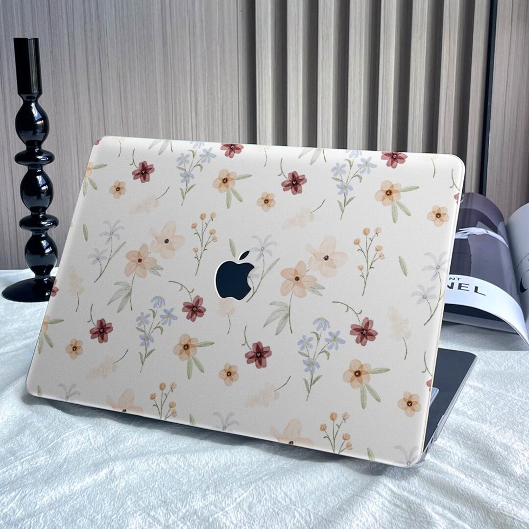 Floral Aesthetic MacBook Case Mac Laptop Cover for Air 11/13/15 Pro 13 ...