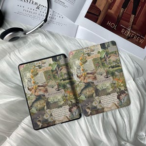 Poetry Magazine Scribble Sticker Art Kindle Cover Artistic Design Fits ...