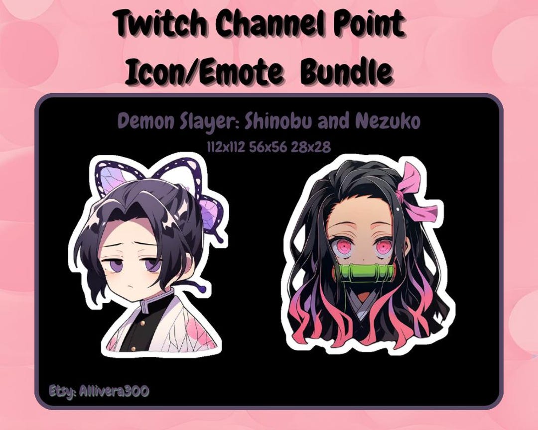 Demon Slayer Twitch Emotes for Streaming and Discord - Etsy