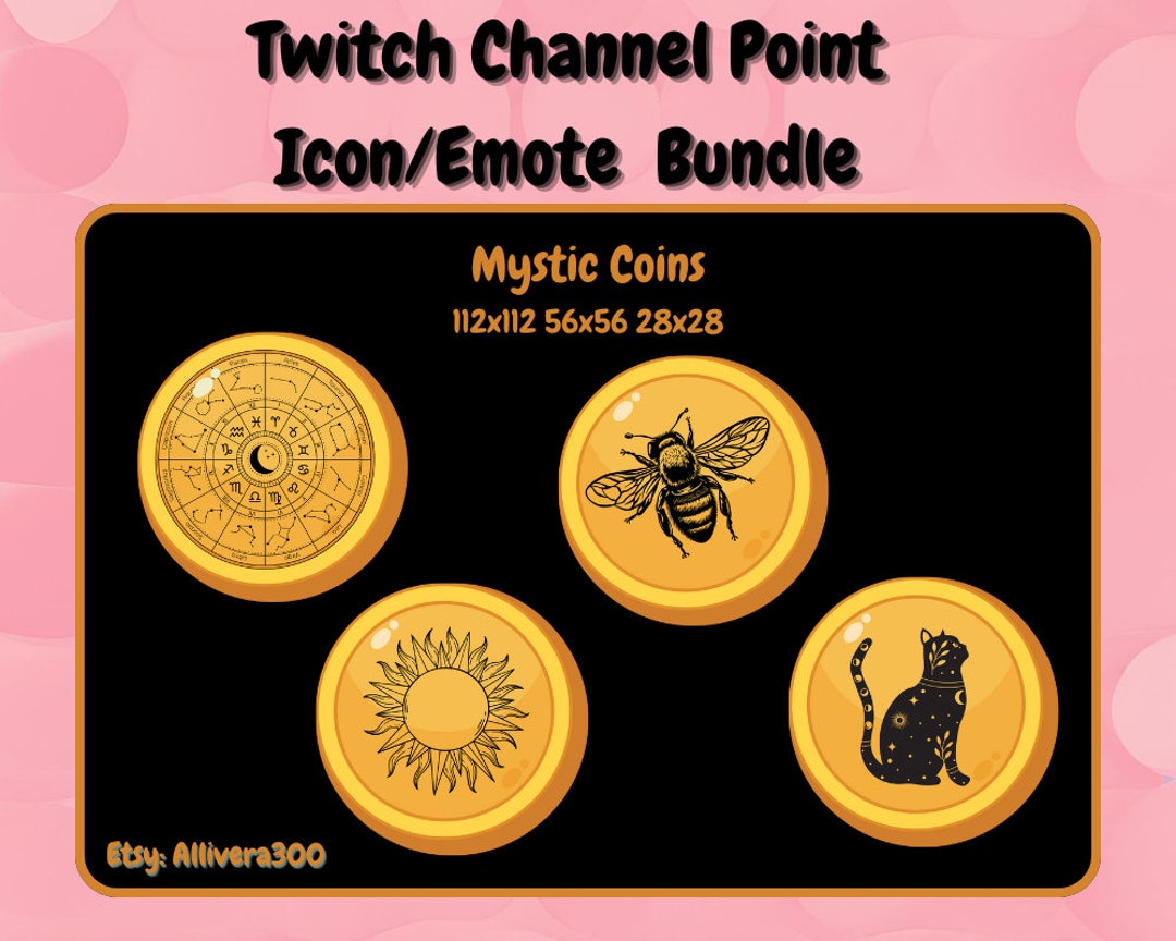 Mystic Coin Twitch Channel Reward Icons for Streaming - Etsy