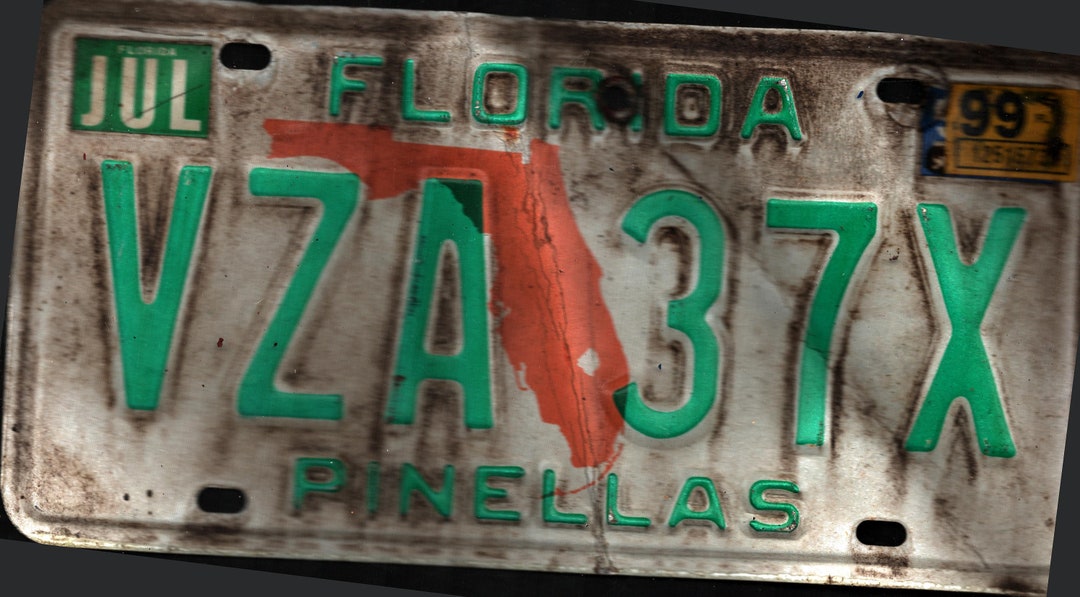Vintage Florida License Plate Vintage Plate, Old License Plate ...