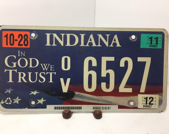 Vintage Indiana License Plate Vintage Plate, Old License Plate ...