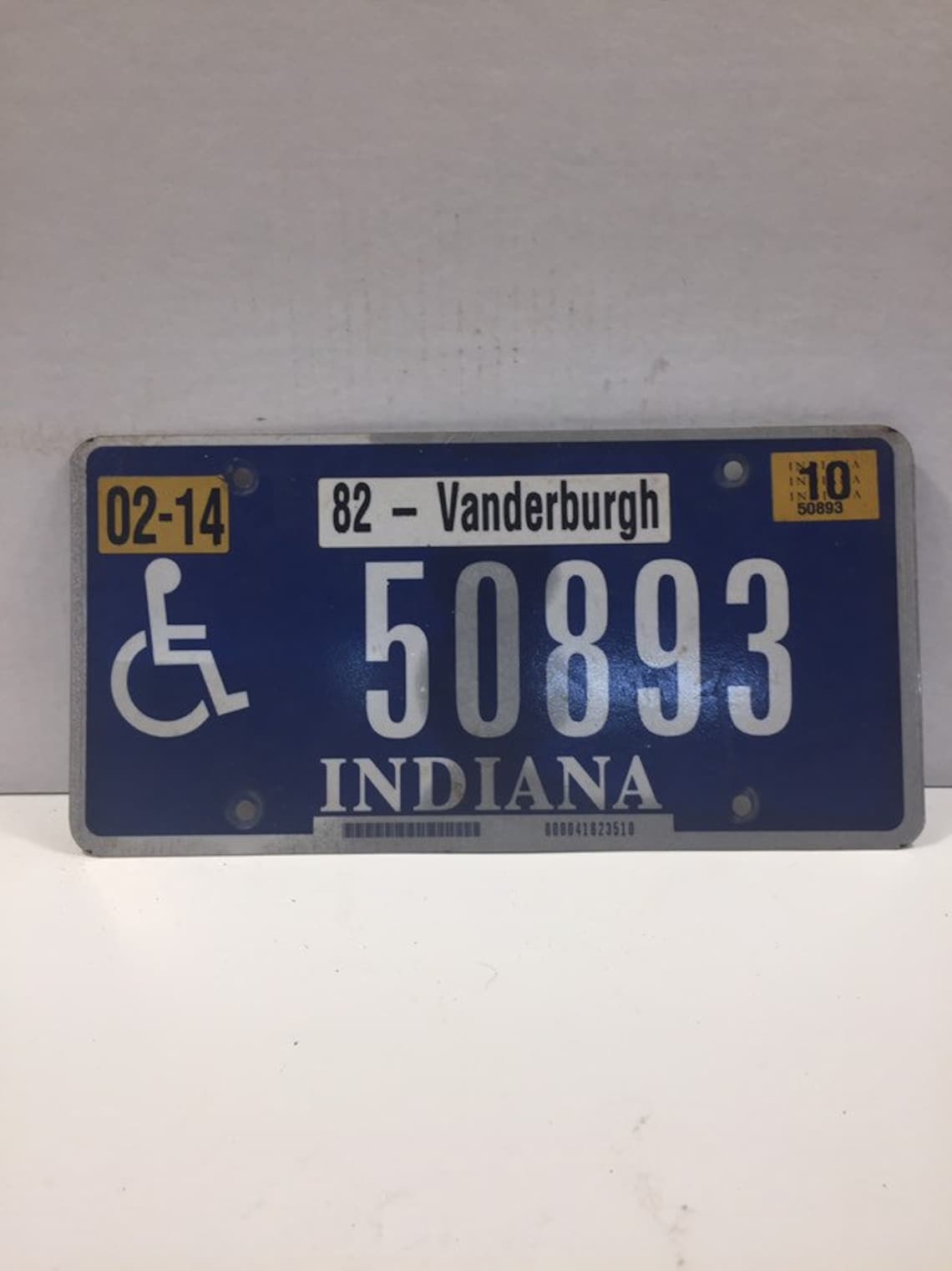 Vintage Indiana Handicap License Plate Vintage Plate Old - Etsy