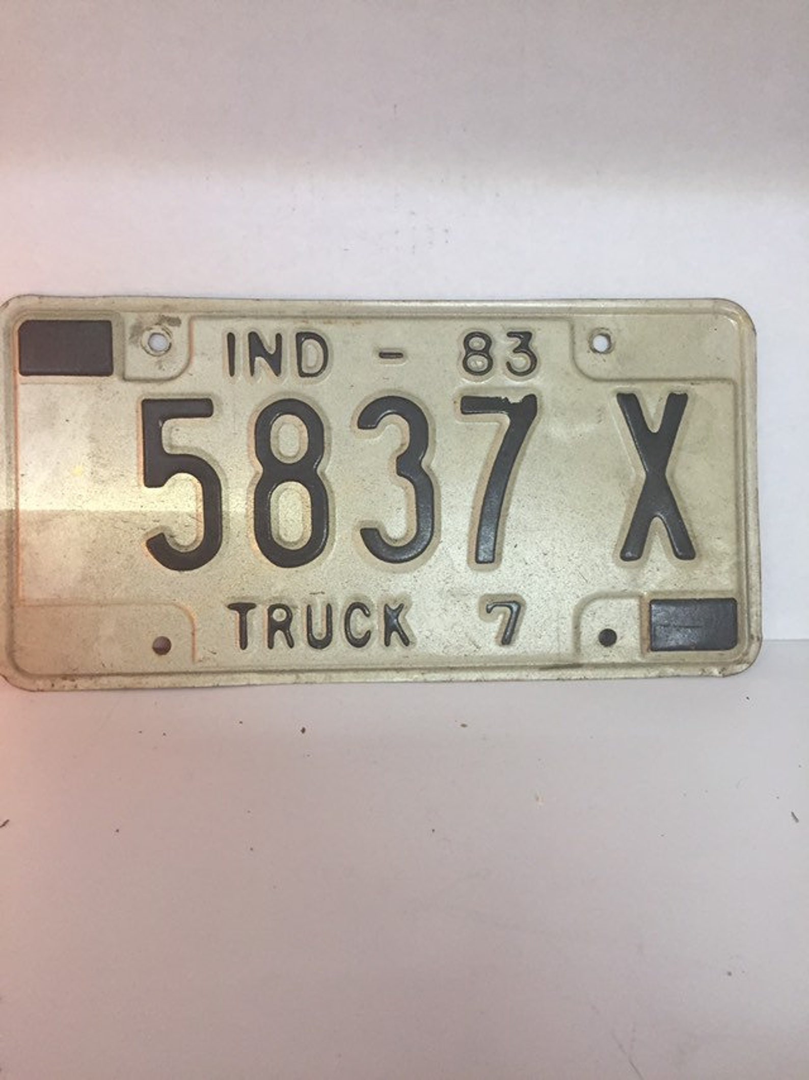 Vintage Indiana License Plate Vintage Plate Old License - Etsy