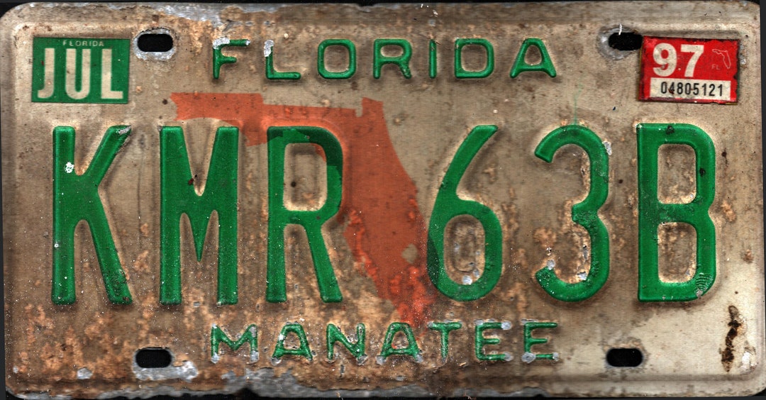 Vintage Florida License Plate Vintage Plate, Old License Plate ...