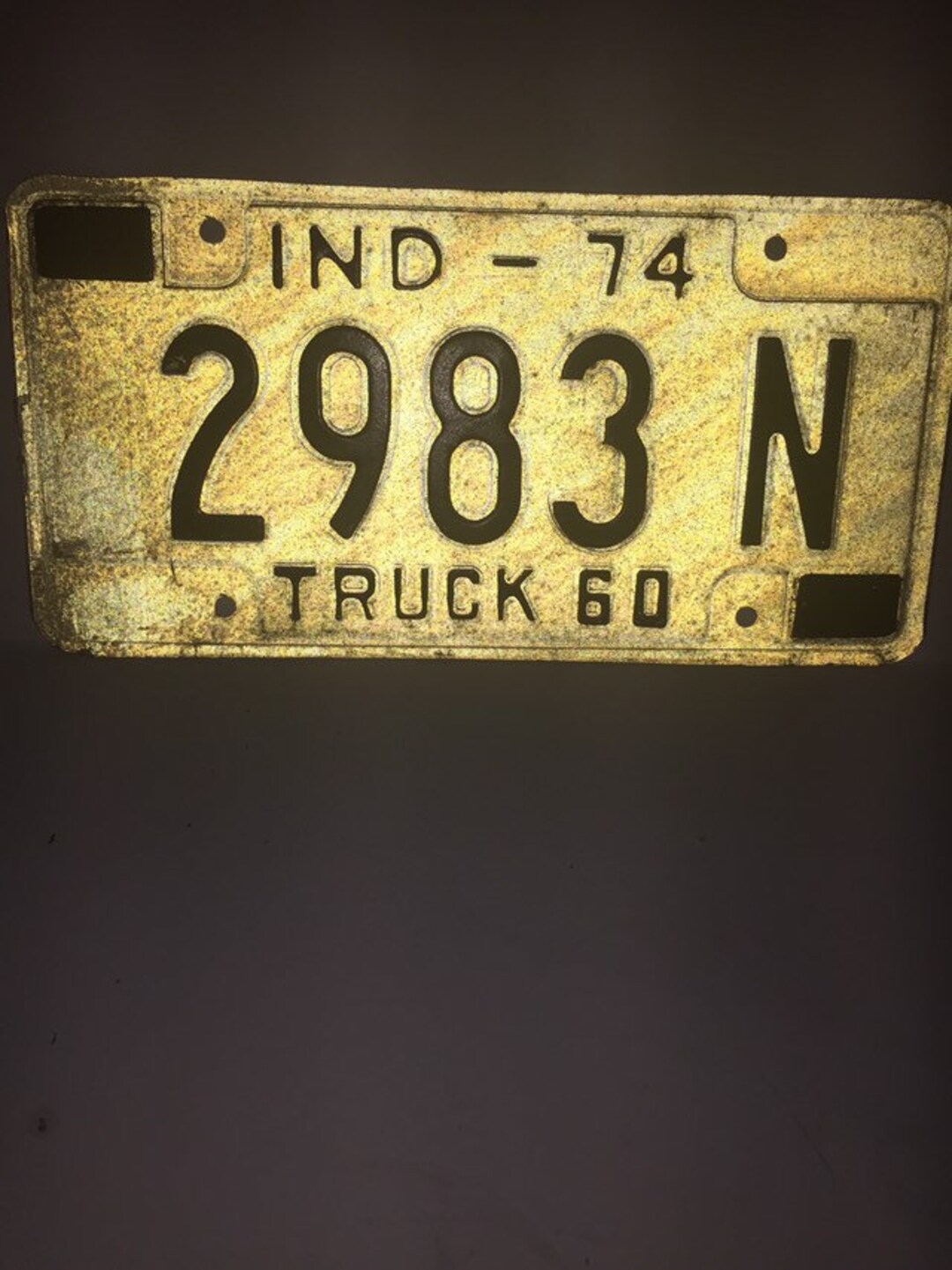 Vintage Indiana License Plate Vintage Plate, Old License Plate ...
