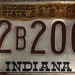 Vintage Indiana Tractor License Plate Vintage Plate Old - Etsy