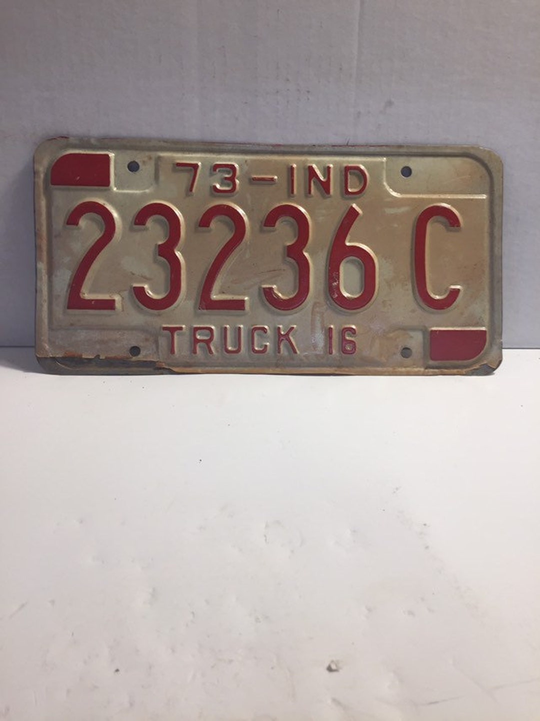 Vintage Indiana License Plate Vintage Plate, Old License Plate ...