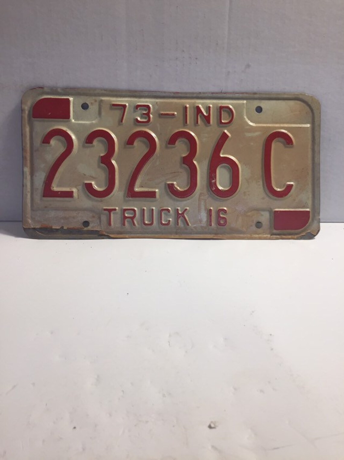 Vintage Indiana License Plate Vintage Plate Old License - Etsy