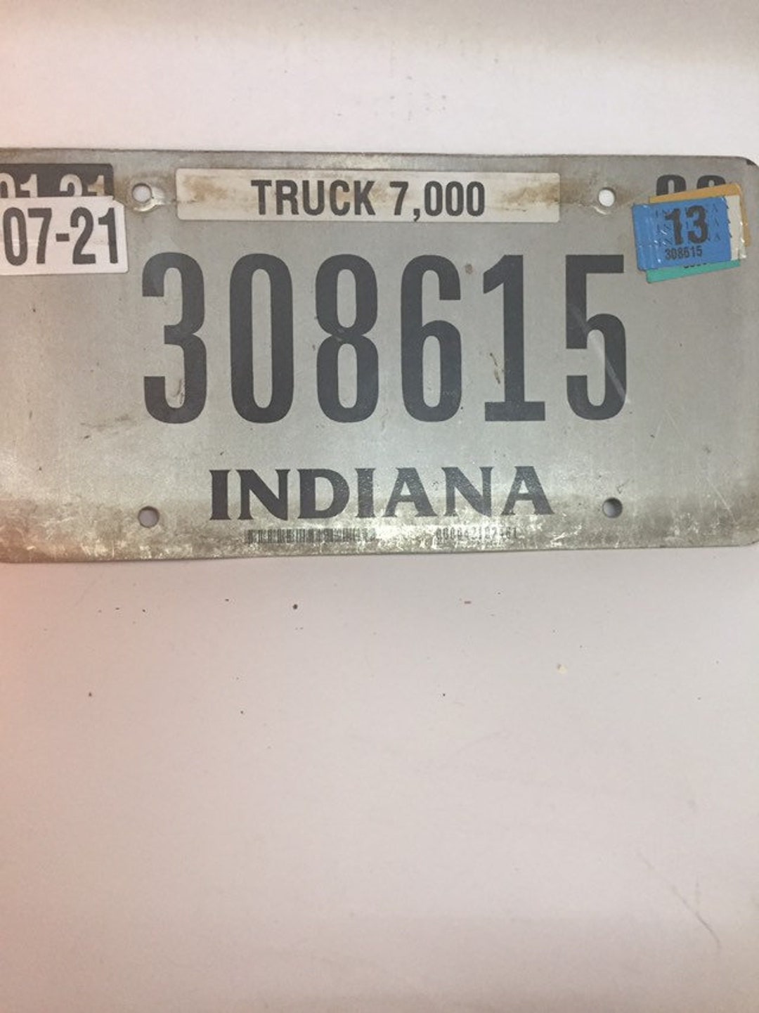 Vintage Indiana License Plate Vintage Plate, Old License Plate ...
