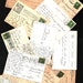 20 Antique Vintage Postcards Beautiful Script Handwriting. Great for ...