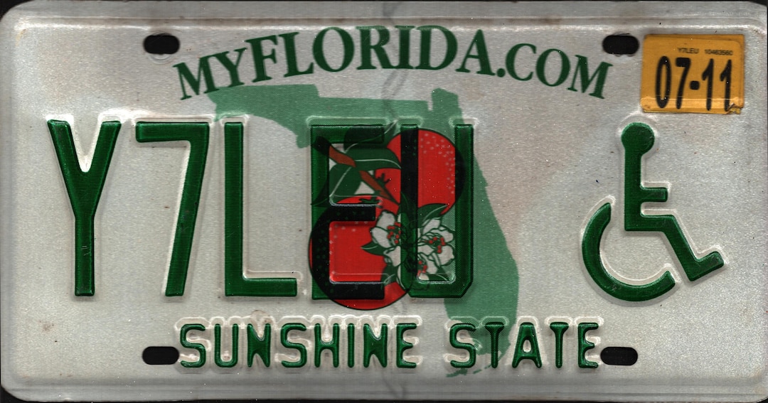 Vintage Florida License Plate Vintage Plate, Old License Plate ...