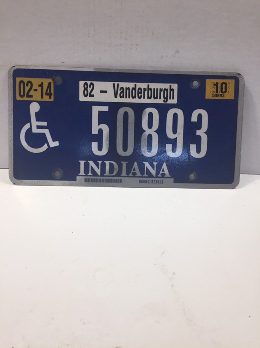 Vintage Indiana Handicap License Plate Vintage Plate, Old License Plate ...
