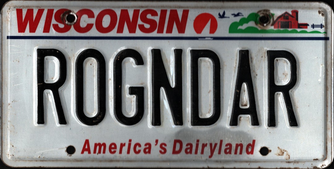Vintage Wisconsin License Plate Vintage Plate, Old License Plate ...