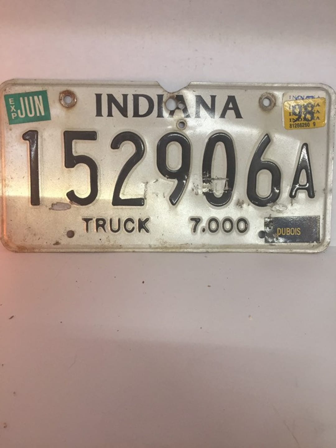 Vintage Indiana License Plate Vintage Plate, Old License Plate ...