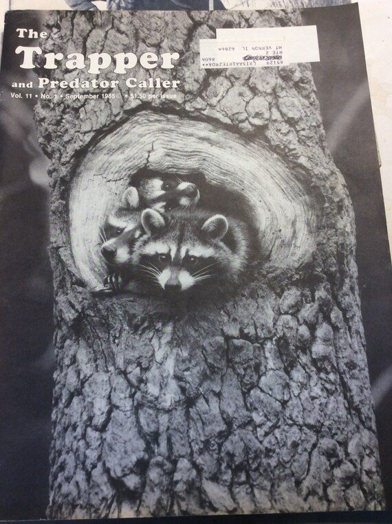 4 Vintage The Trapper & Predator caller magazine Trapping | Etsy