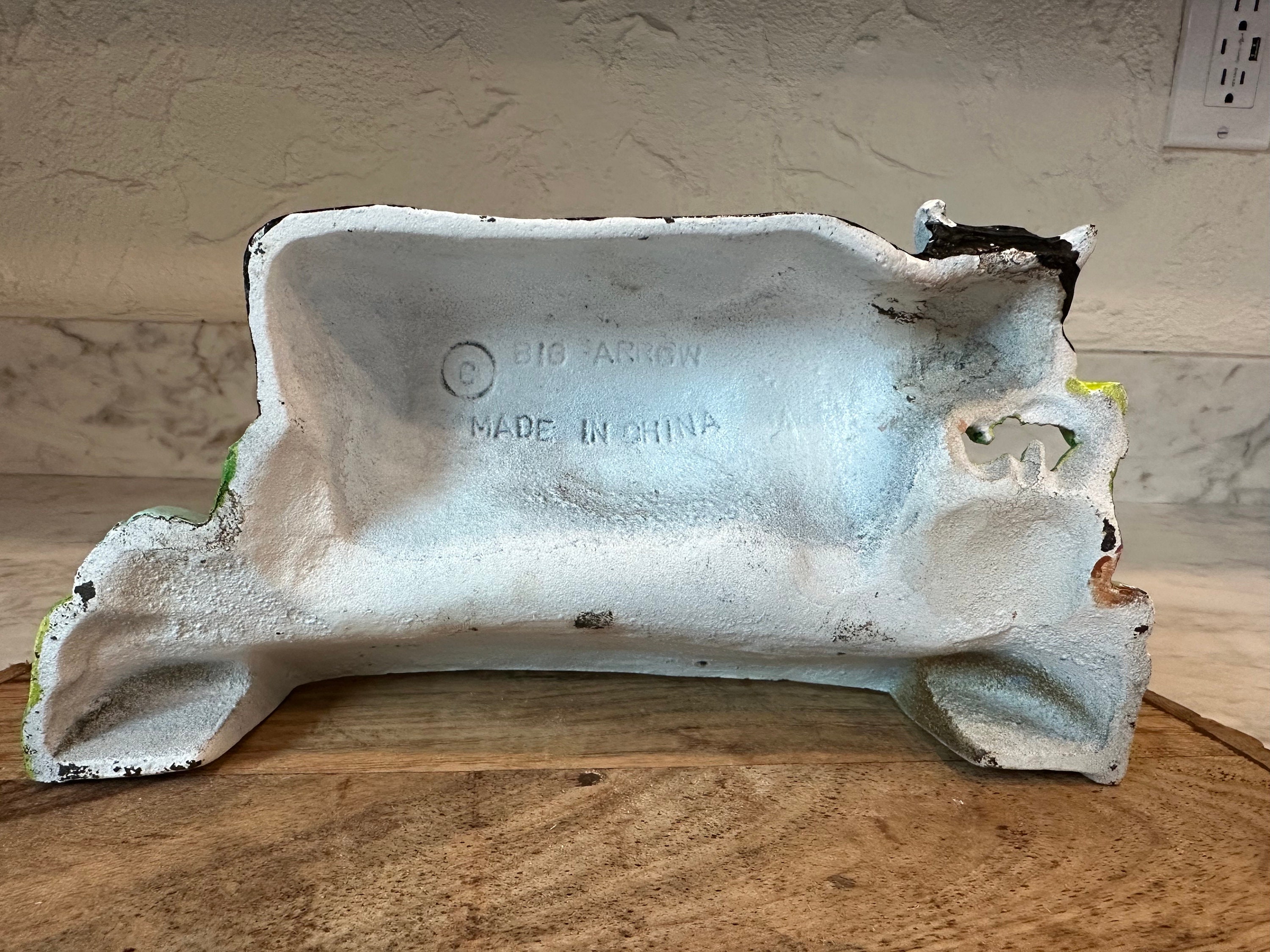 Cow Cast Iron Doorstop- Big Arron - Etsy