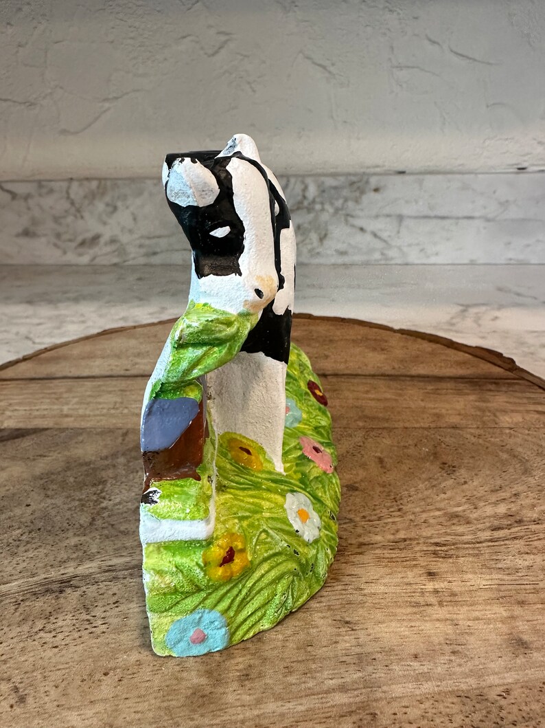 Cow Cast Iron Doorstop- Big Arron - Etsy