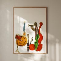 Set of 3 Jazz Poster Retro 70s Wall Art Vintage Poster Disco Music ...
