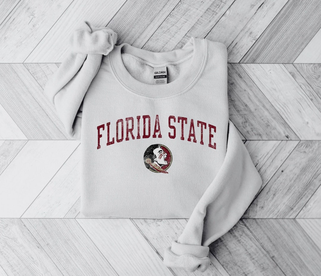 FSU Unisex Football Sweatshirt, Vintage Florida State University ...