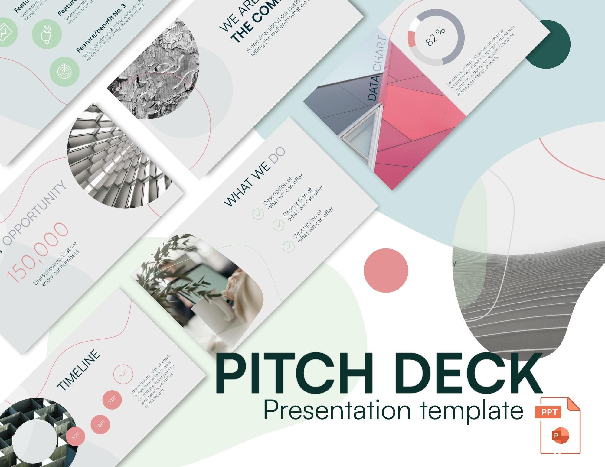 Creative Business PITCH DECK Powerpoint Presentation | Minimalist ...