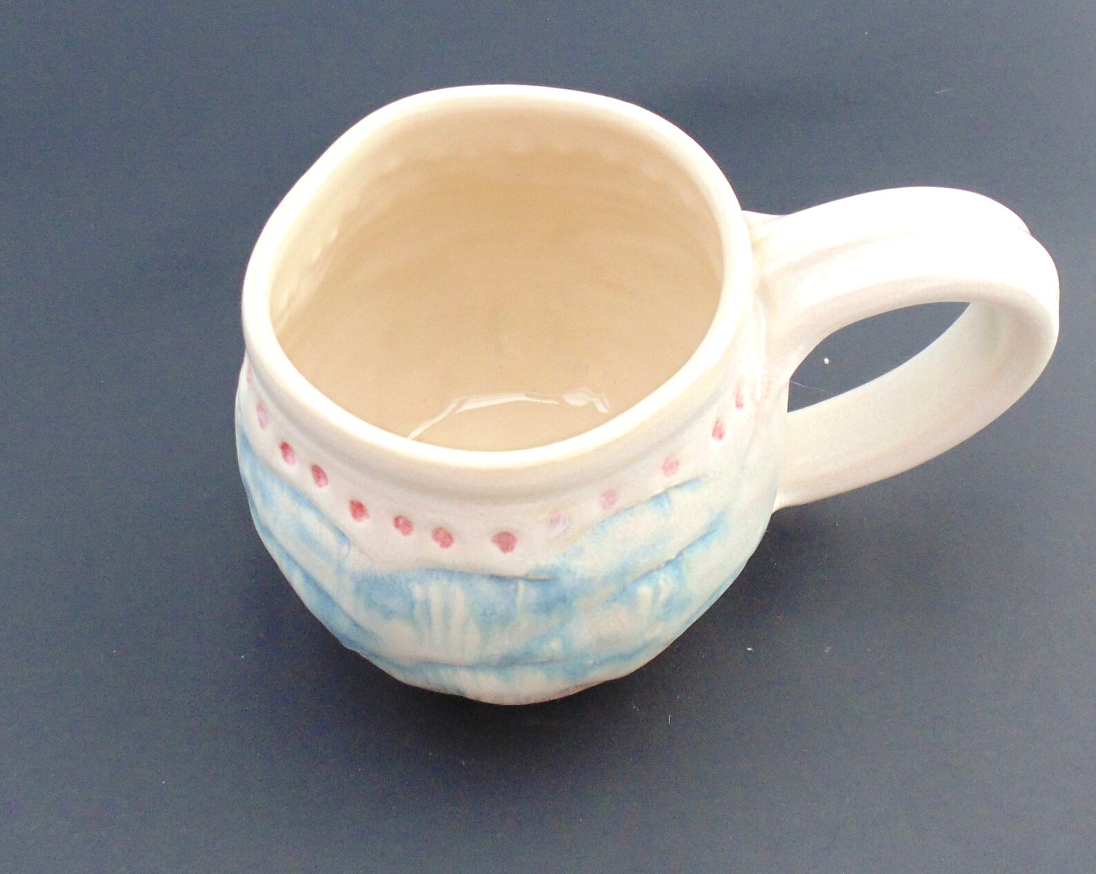 Handmade Pottery Mug Artistic Free Form Mug Beautiful Pottery | Etsy