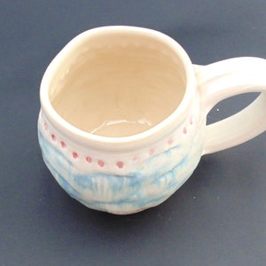 Handmade Pottery Mug Artistic Free Form Mug Beautiful Pottery Mug ...