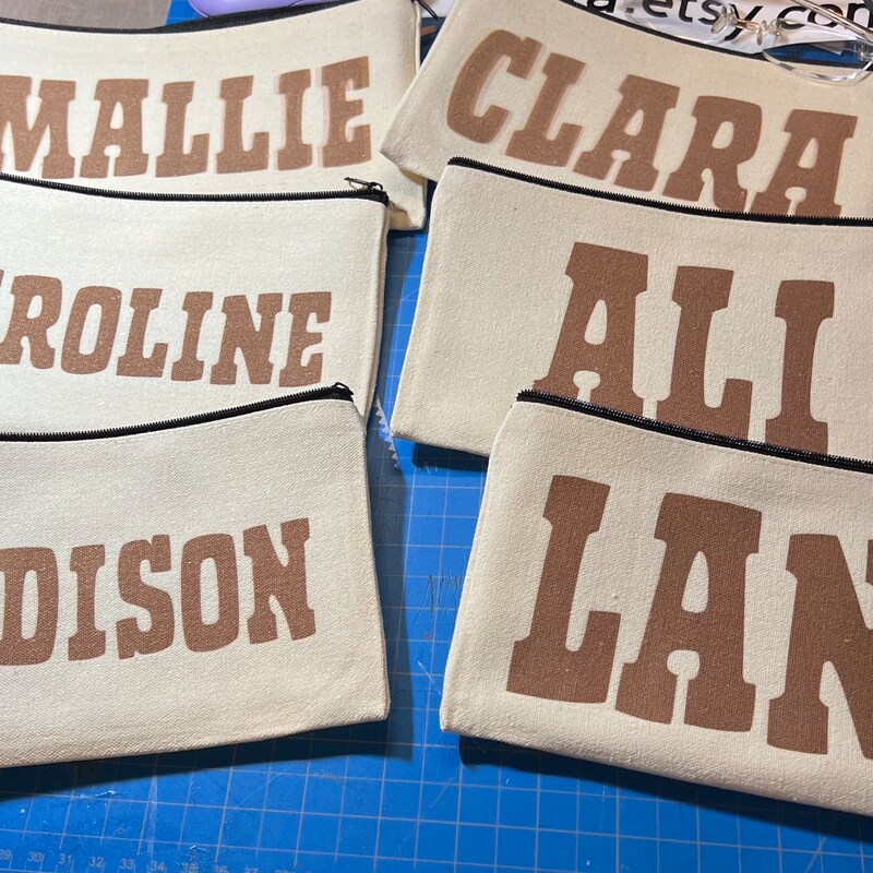Personalised Pouch - Etsy