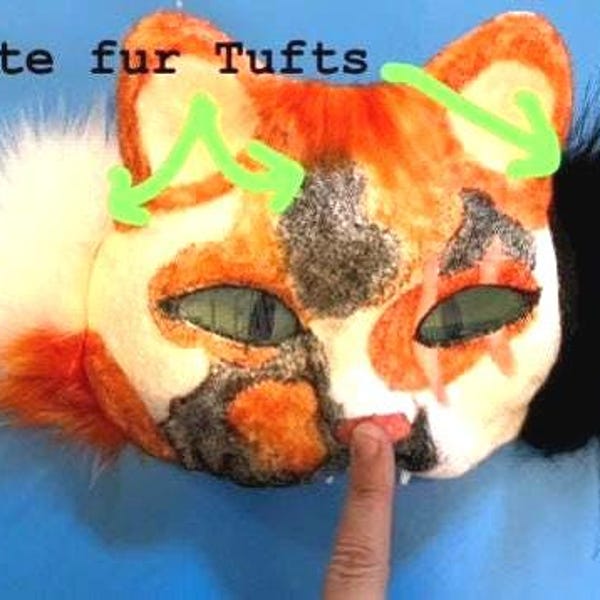 Orange Cat Therian Mask (Just for you!) - Etsy