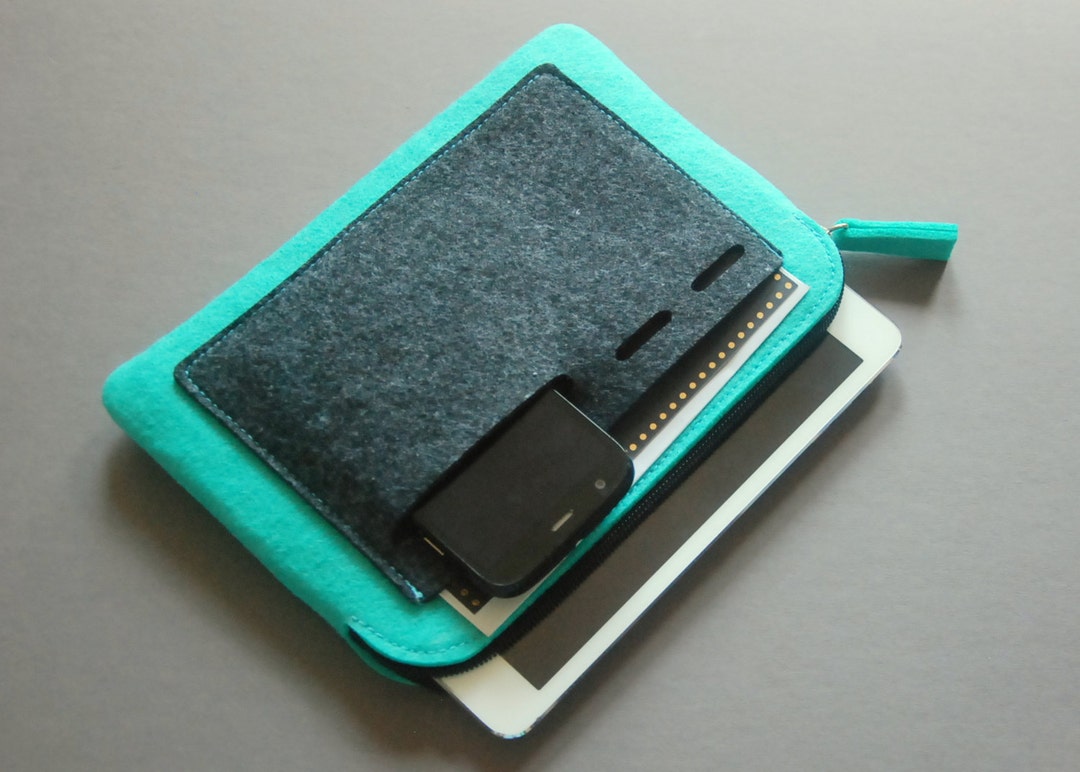 IPad Mini Case, Tablet Cover, Felt Zipper Bag. - Etsy