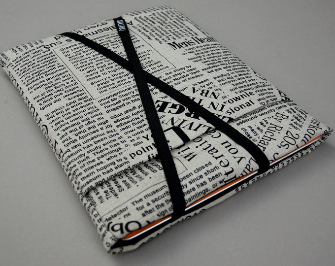 IPad Mini Case / Kindle Case / Ereader Cover. Linen/padded/newsprint - Etsy