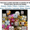 Fifth 10 States Quilt Block Patterns From the Quilt Ladies - Etsy