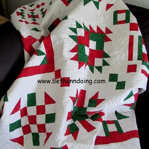 A Holiday Quilt Pattern Book Complete Cutting and Sewing Instructions ...