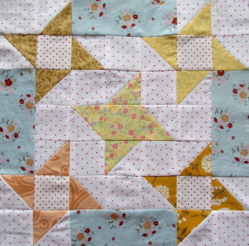 Second 10 US State Quilt Block Patterns From the Quilt Ladies - Etsy