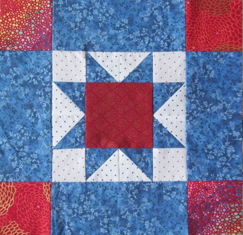 Fifth 10 States Quilt Block Patterns From the Quilt Ladies - Etsy