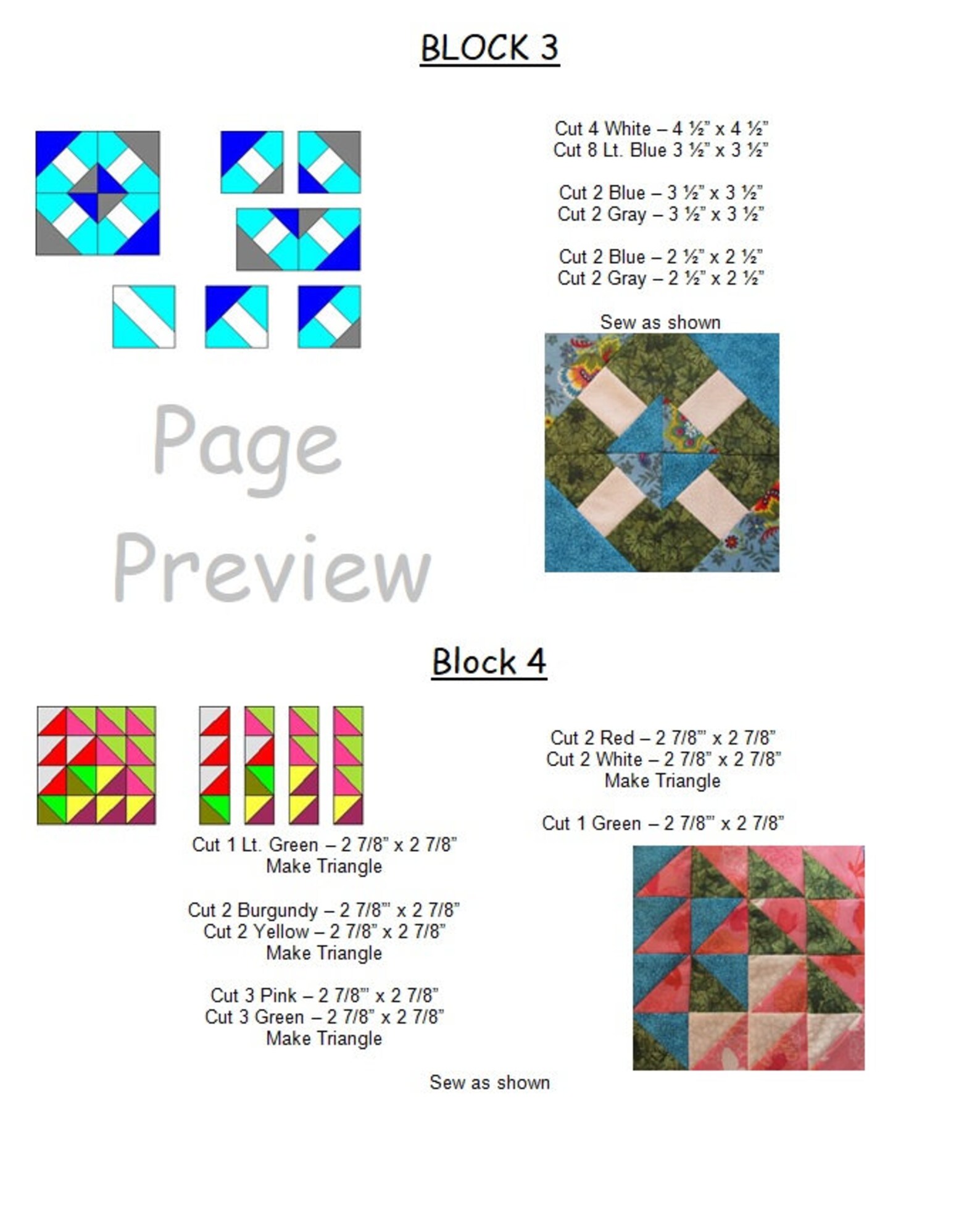 The Ladies Quilt Pattern Book With 68 Quilt Pattern Blocks Made Into ...