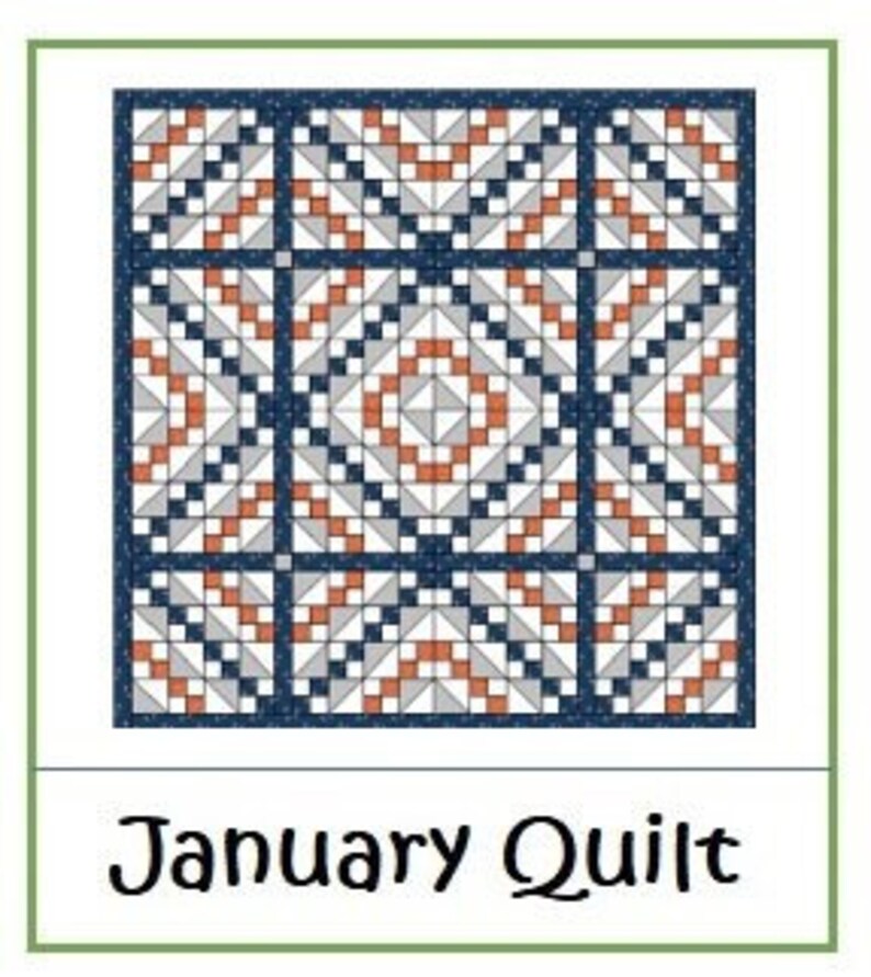 January Quilt Pattern 2024 From the Quilt Ladies - Etsy