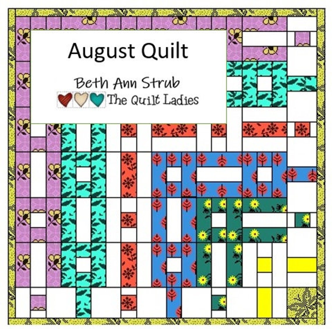 August Quilt Pattern 2024 From the Quilt Ladies - Etsy