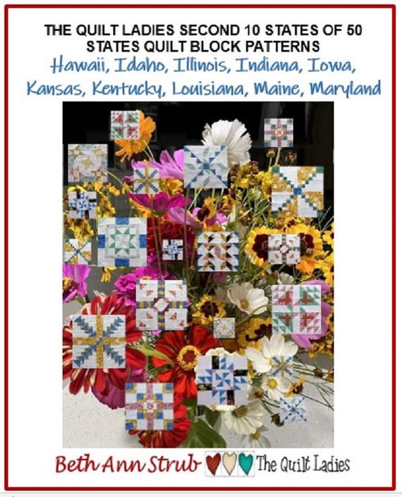 For All 50 States State Quilt Block Patterns