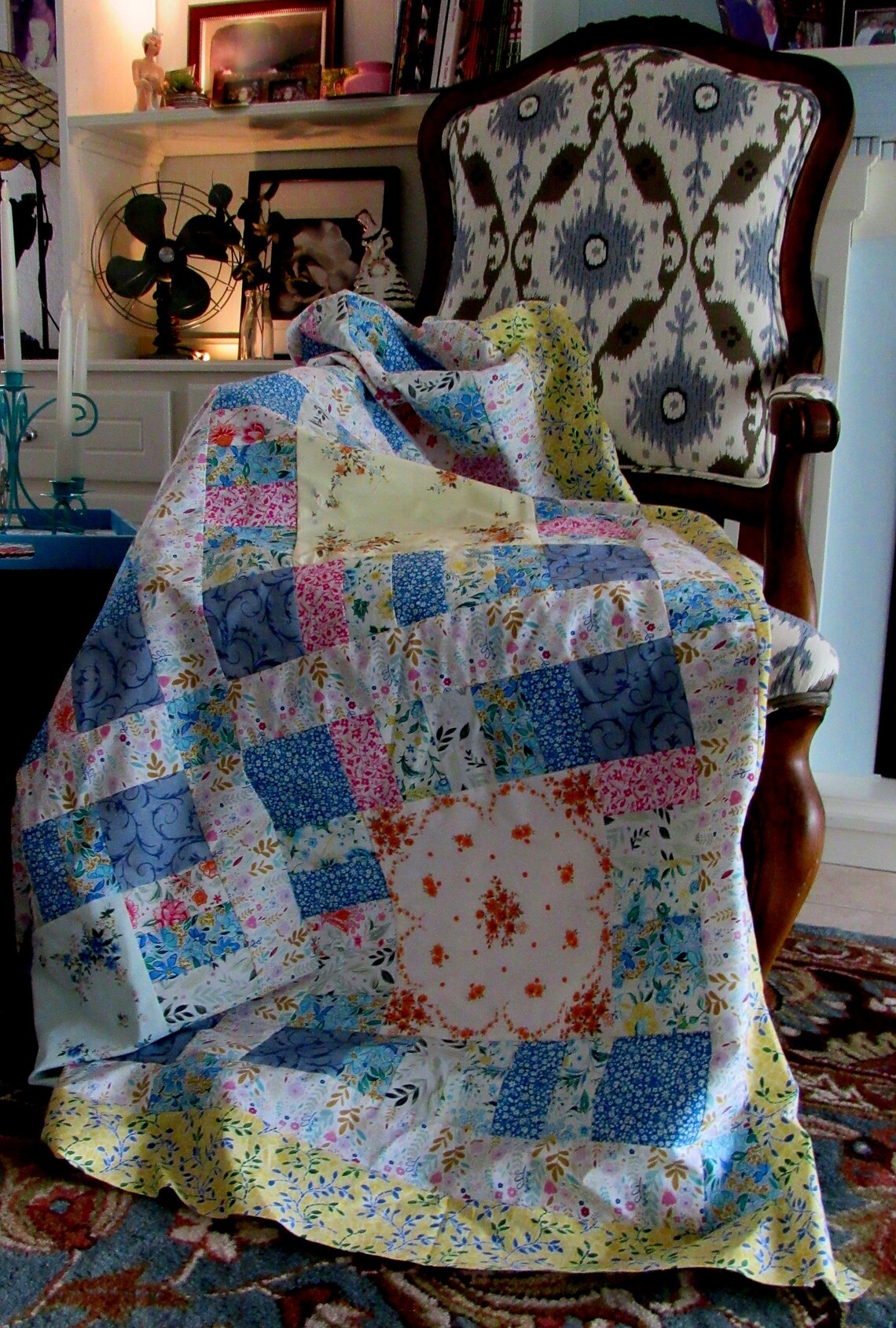 Hankie Quilt Aka My Recliner Quilt Pattern Quilt - PDF Downloads to You ...