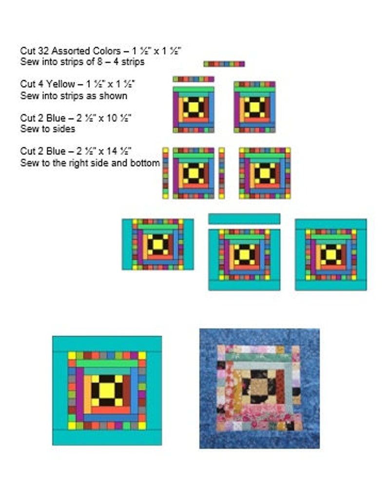 Third 10 State Quilt Block Patterns From the Quilt Ladies - Etsy