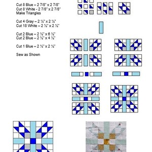 Fifth 10 States Quilt Block Patterns From the Quilt Ladies - Etsy