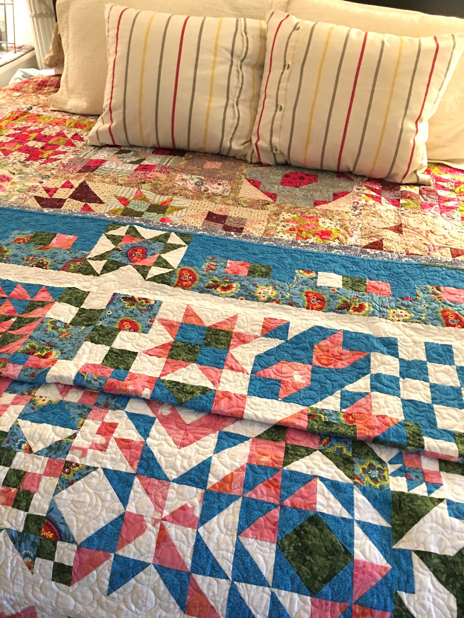 The Ladies Quilt Pattern Book With 68 Quilt Pattern Blocks Made Into ...