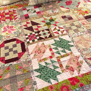 53 Quilt Block Patterns, Made Into One Quilt; PDF to You in Moments - Etsy