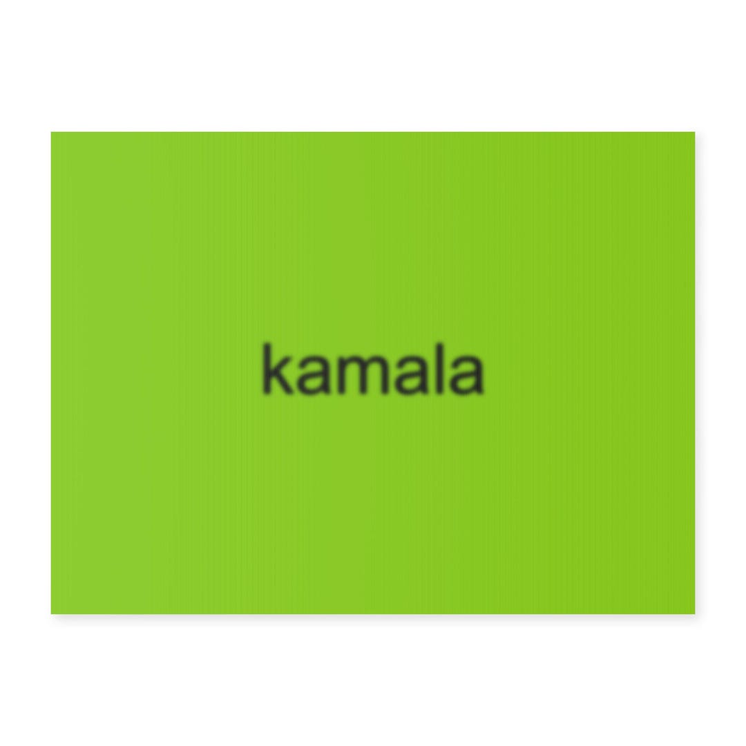 Kamala Harris Kamala is Brat 2024 Yard Sign 18x24 /president Harris ...