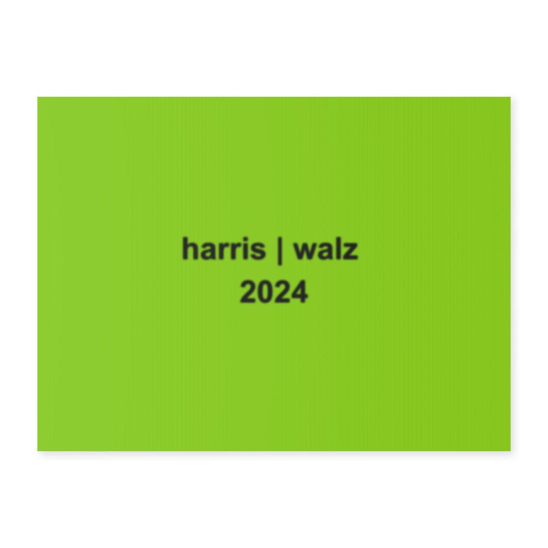 Kamala Harris Kamala is Brat 2024 Yard Sign 18x24 /harris Walz 2024 ...