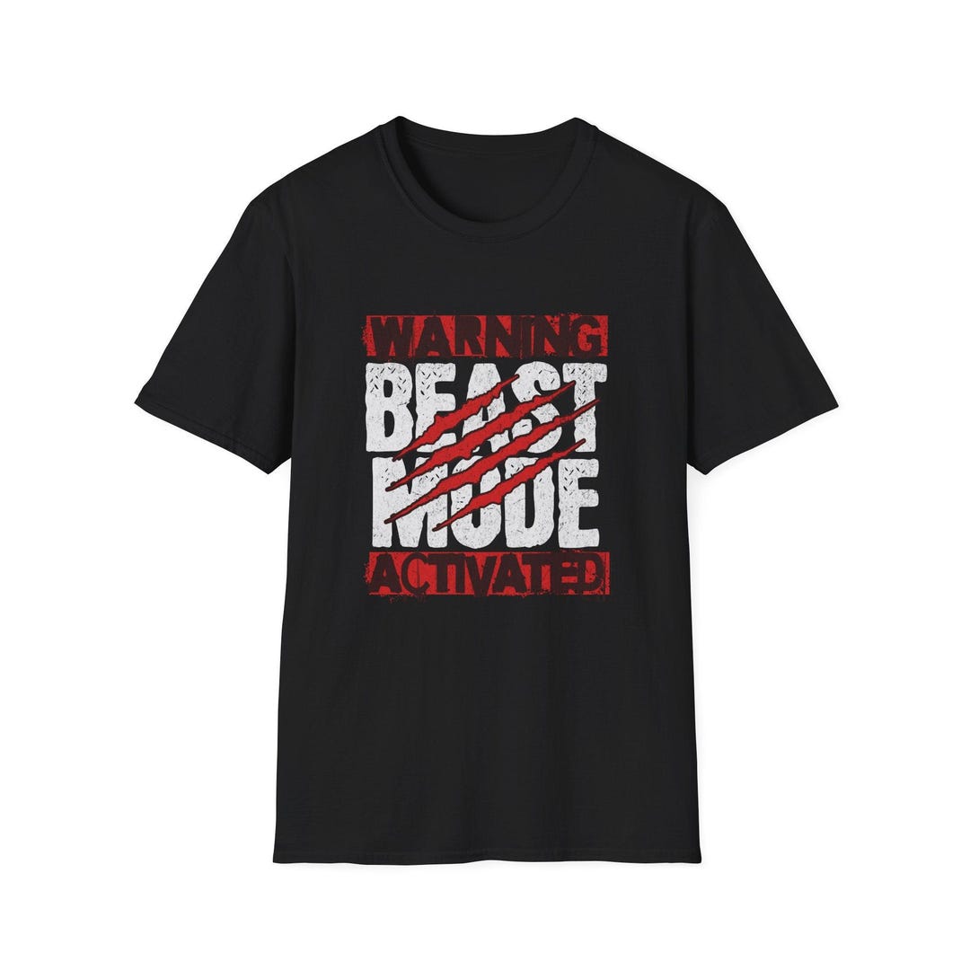 Warning Beast Mode Activated - Etsy